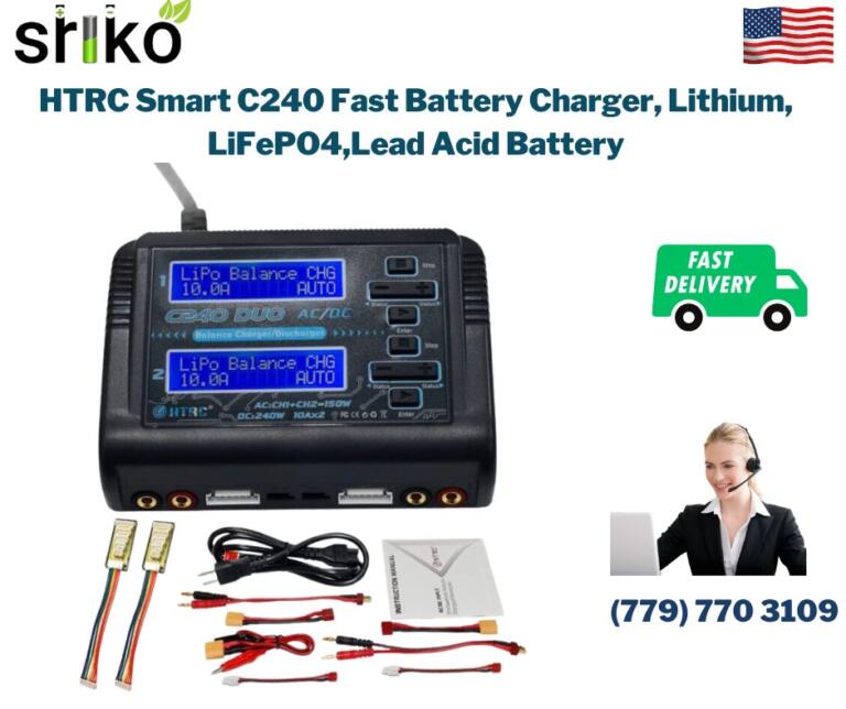 HTRC P15 Fast Battery Charger, Lithium, LFP, Lead Acid Battery