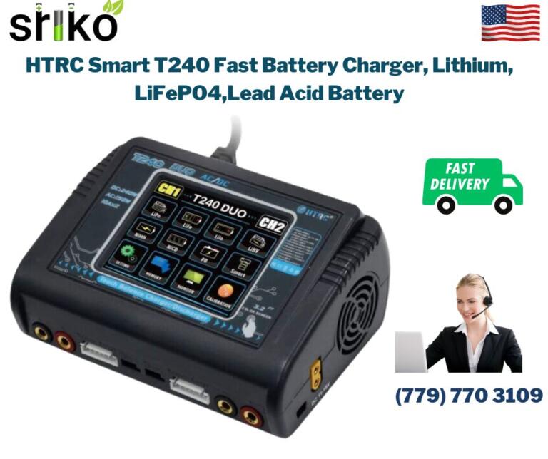 HTRC P15 Fast Battery Charger, Lithium, LFP, Lead Acid Battery
