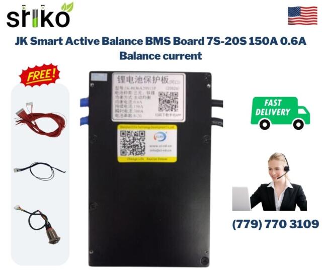 JK 7S-20S 150A 0.6A Balance current Smart Active BMS